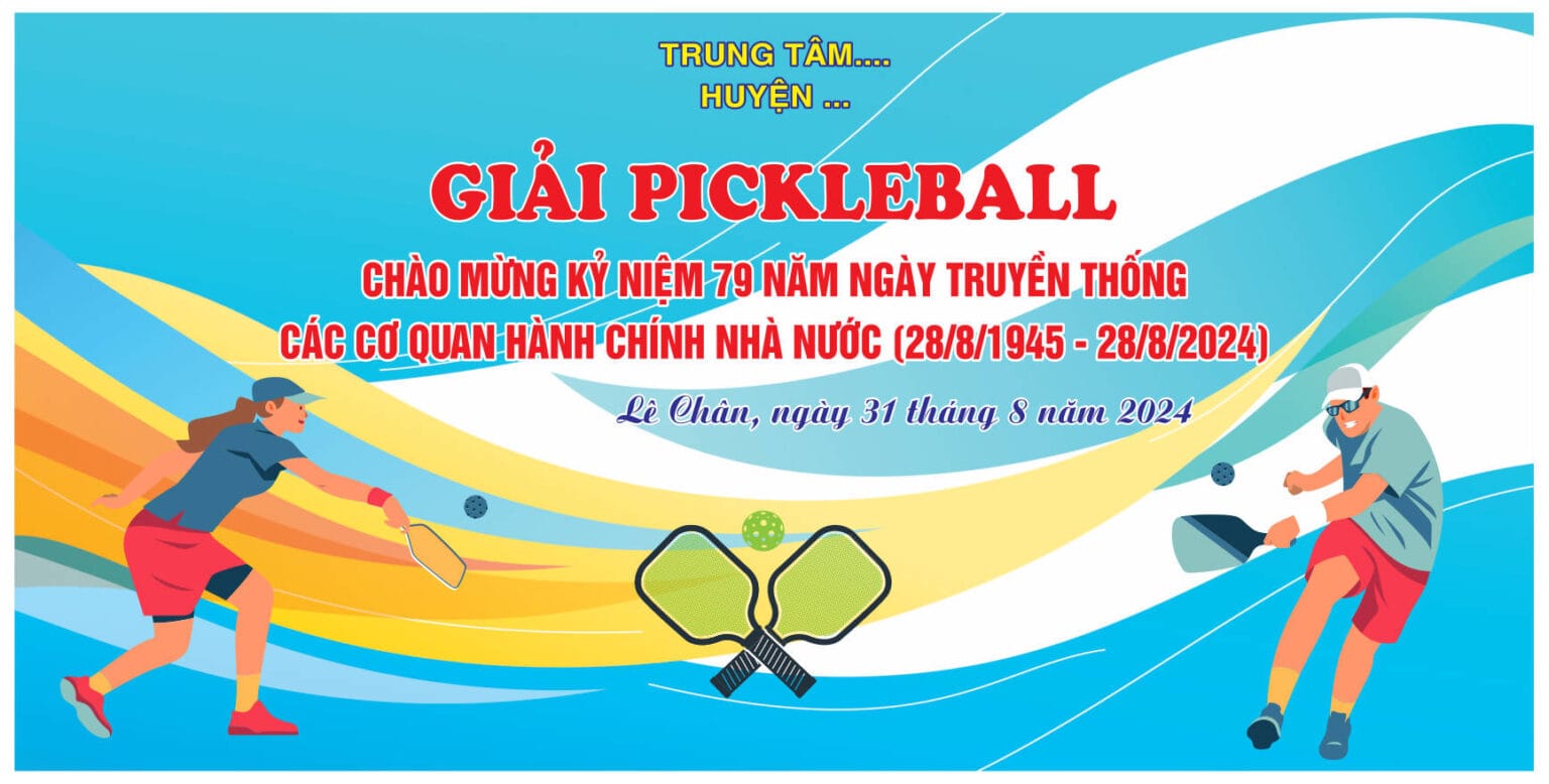 211242 file thiết kế background phông nền thể thao pickleball corel 12 ...